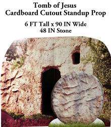 Tomb of Jesus Cardboard Cutout Standup Prop - Dino Rentos Studios, INC.