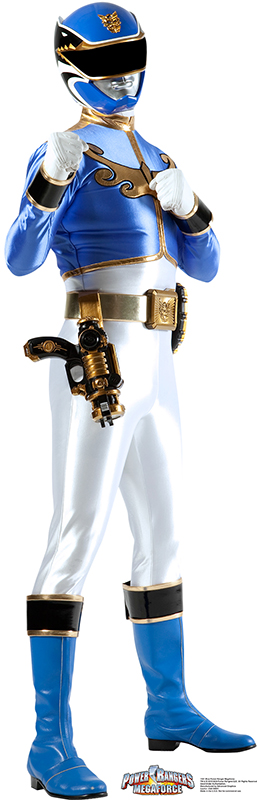 Blue Ranger - Power Rangers: Megaforce Cardboard Cutout Standup Prop ...