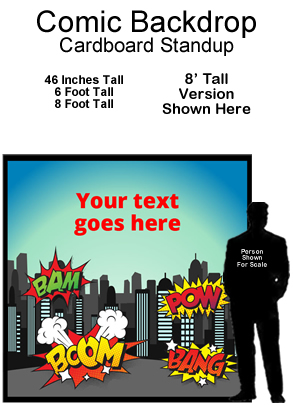 Superhero Cardboard Cutouts - Dino Rentos Studios, INC.