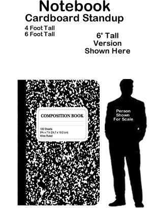 Book Cardboard Cutout Standup Prop - Dino Rentos Studios, INC.