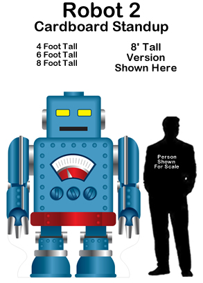 Sci-Fi Cardboard Cutout Standup Props - Dino Rentos Studios, INC.