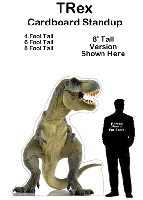 Prehistoric & Jurassic Park Cardboard Cutout Standup Props - Dino ...